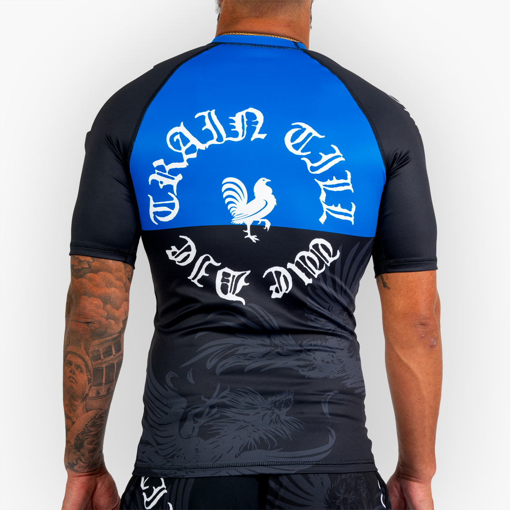 The TTWD COMP. Rash Guard - Blue – The Arm Bar Soap Company