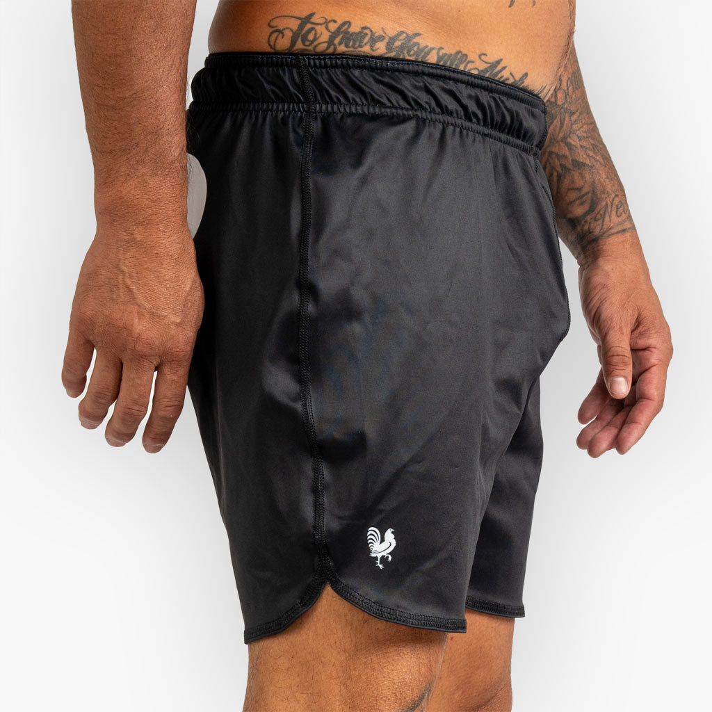 The TTWD Pure Training Shorts - All-Terrain-Flex™ - BLACK – The Arm Bar ...
