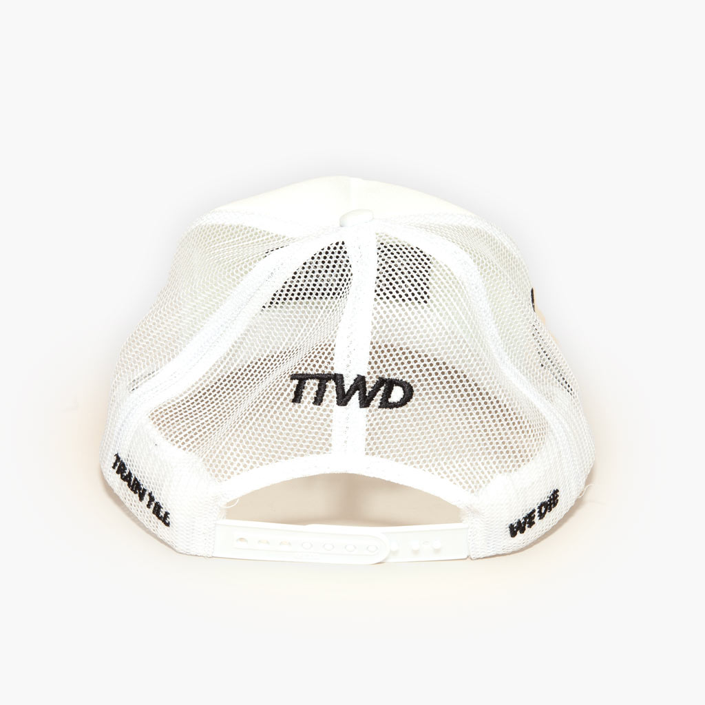 The TTWD Mesh Hat - White – The Arm Bar Soap Company